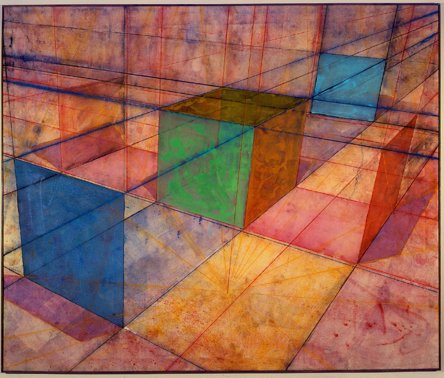 Cube and Four Panels - The AMICA Library